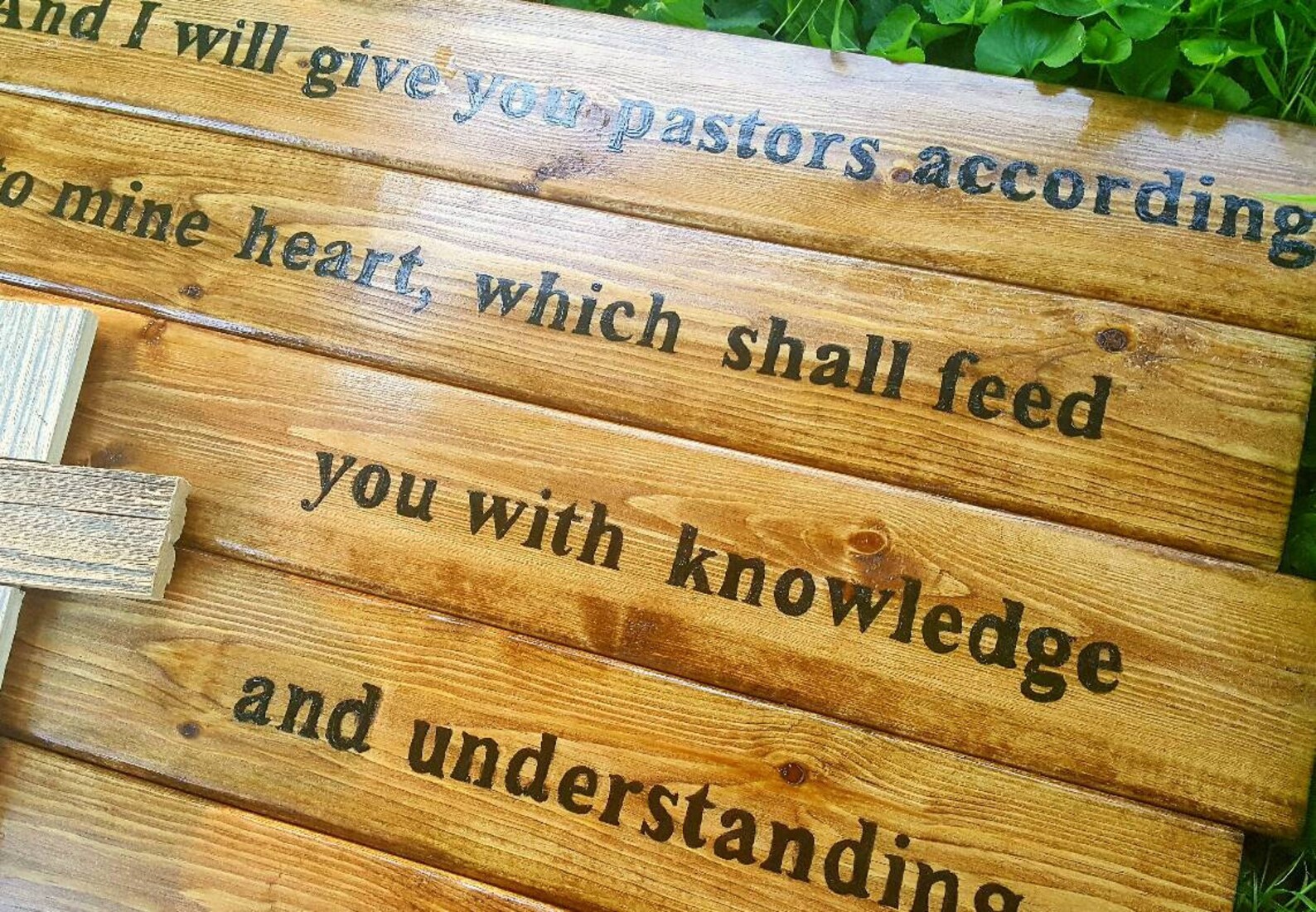 Christian Wood Sign Bible Scripture Sign Bible Verse Decor | Etsy