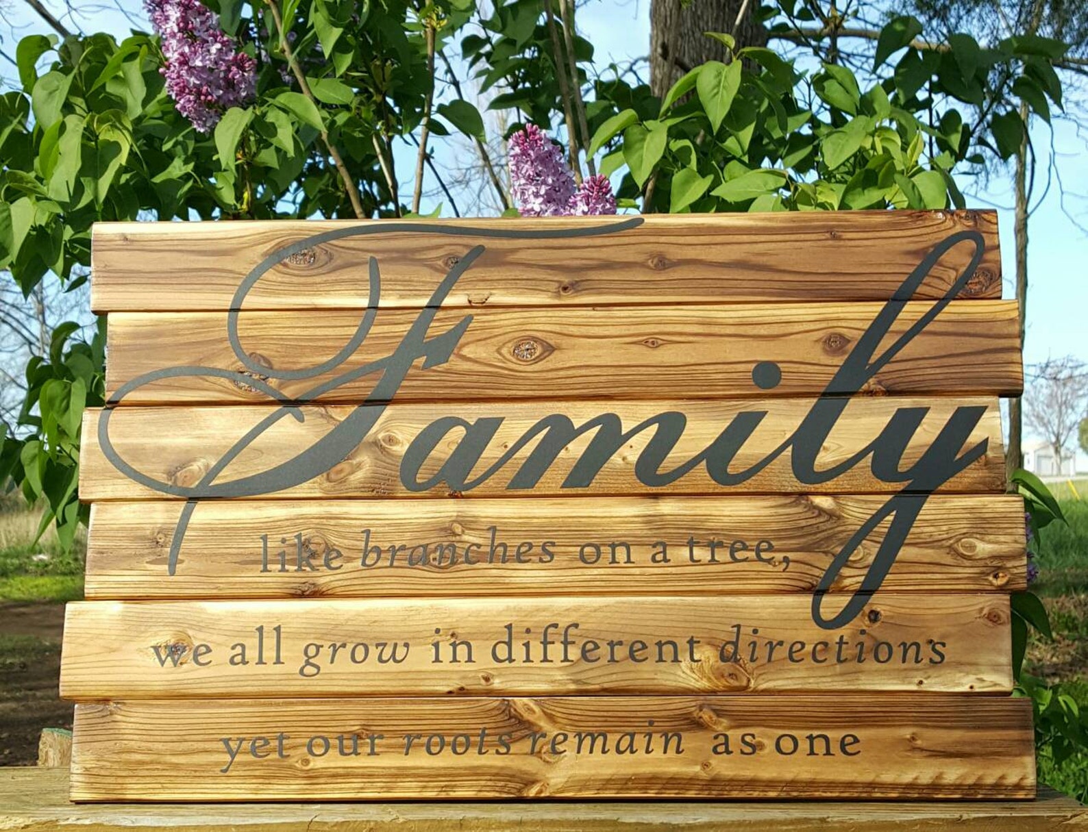 Rustic Wood Wall Decor Family Wood Sign Distressed Wood - Etsy