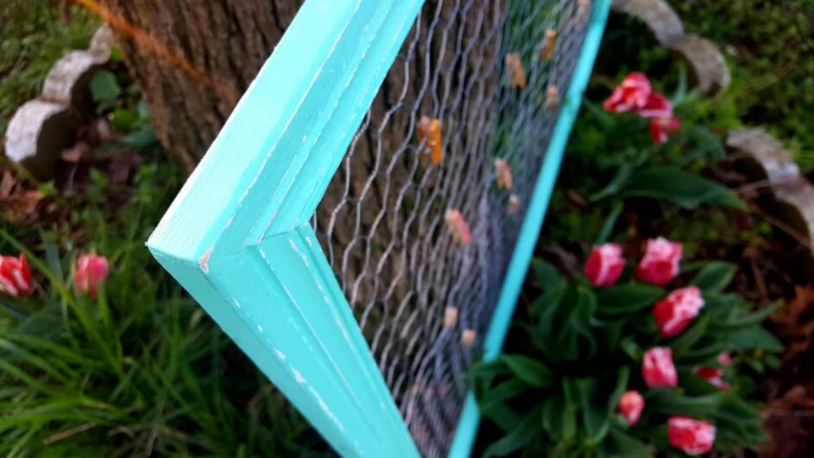 LARGE Chicken Wire Frame, Chicken Wire Decor, Large Chicken Wire Frame ...