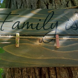 Photo Collage, Clothes Pin Collage, Family is Everything Photo Collage ...