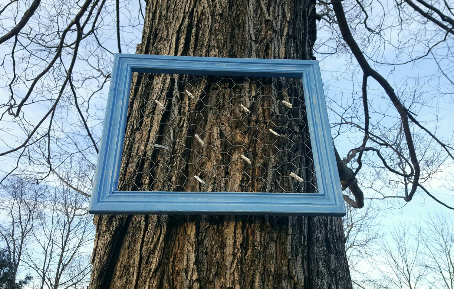 Chicken wire frame Handmade frame Distressed chicken wire | Etsy