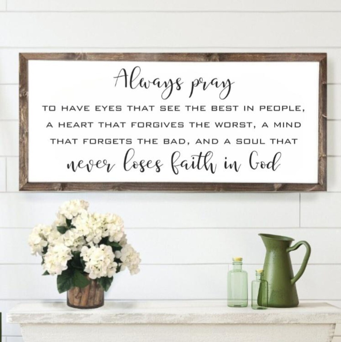 Always Pray to Have Eyes That See Sign, Inspirational Sign, Wood Signs ...