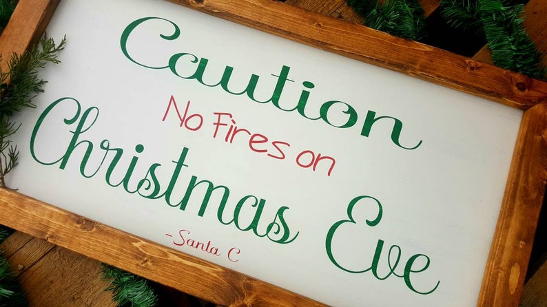 Funny Farmhouse Christmas Sign Funny Christmas Sign Santa - Etsy