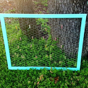 LARGE Chicken Wire Frame, Chicken Wire Decor, Large Chicken Wire Frame ...
