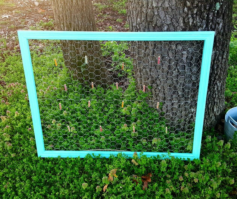 LARGE Chicken Wire Frame, Chicken Wire Decor, Large Chicken Wire Frame ...