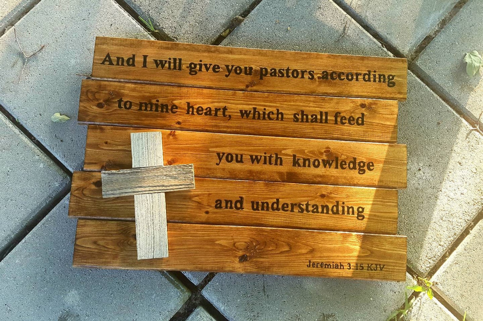 Christian Wood Sign Bible Scripture Sign Bible Verse Decor | Etsy