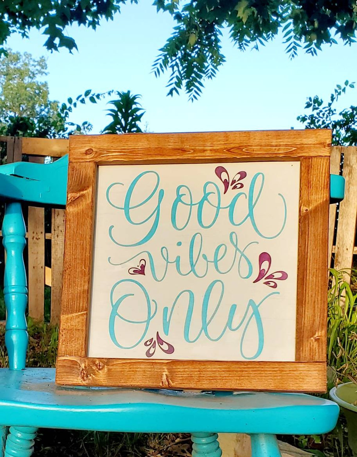 Good Vibes Only Sign Boho Good Vibes Only Sign Hippy Good - Etsy