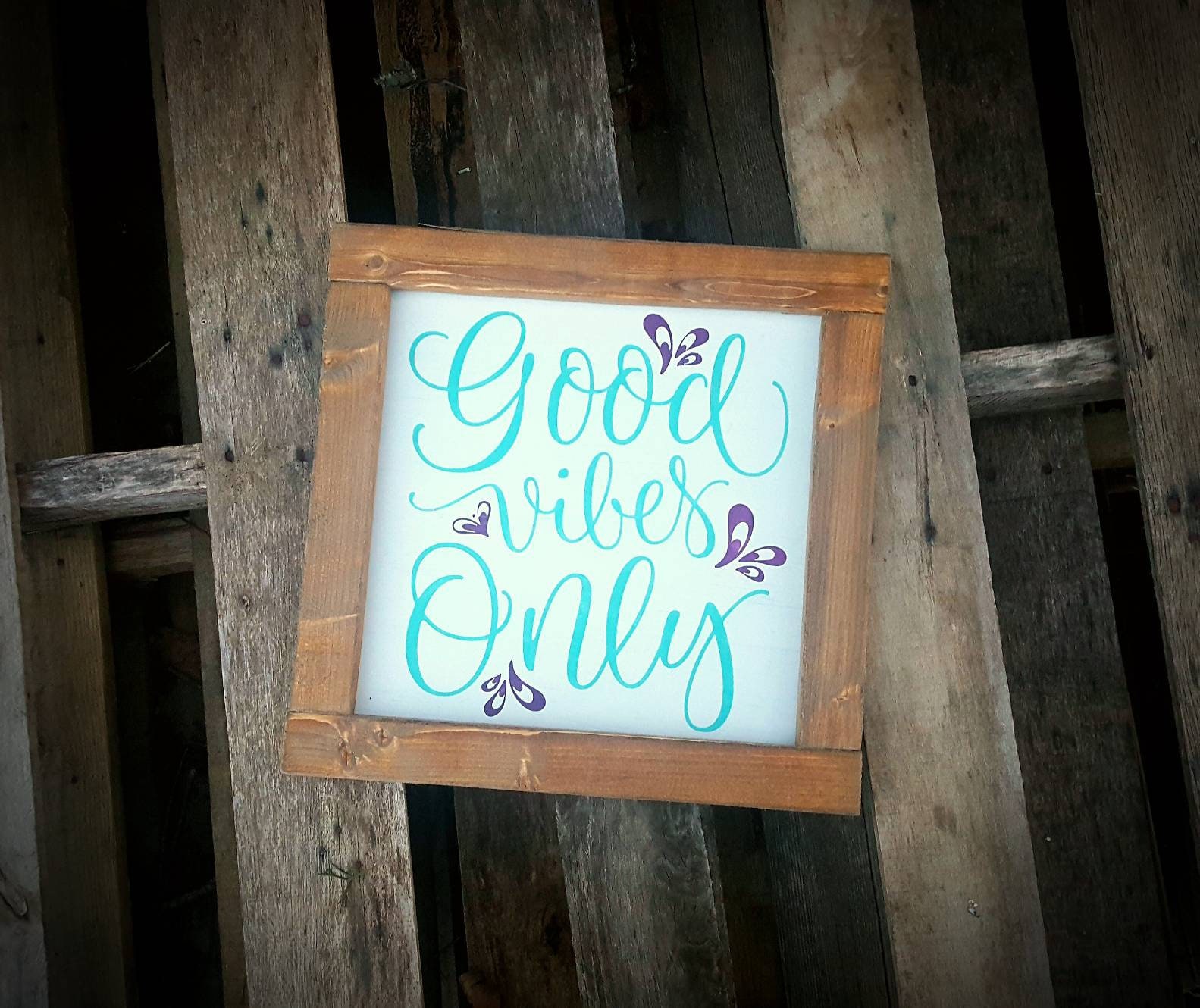 Good Vibes Only Sign, Boho Good Vibes Only Sign, Hippy Good Vibes Sign ...