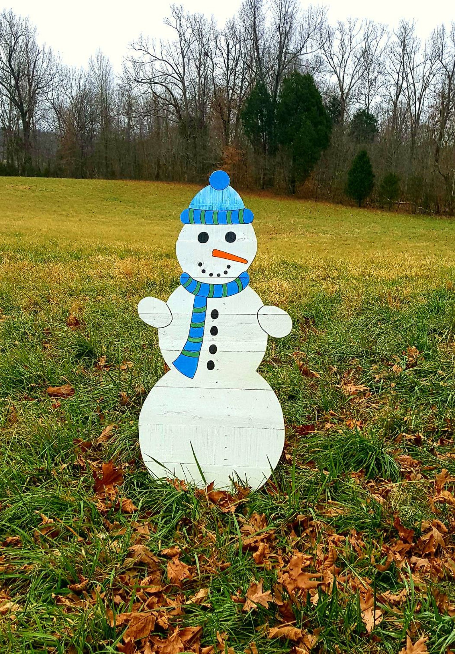 Large Pallet Snowman, Pallet Snowman, Christmas Decor, Outdoor Winter ...