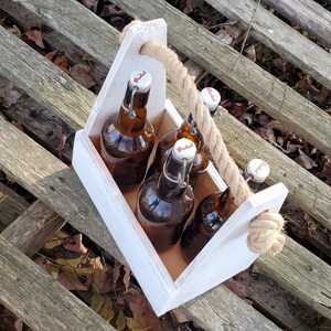 Vintage Style Wood Caddy, Wooden Boho Utensil Carrier, Farmhouse Decor ...