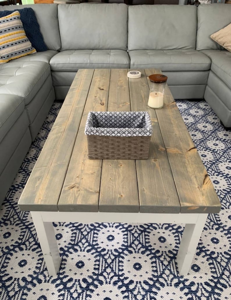 Farmhouse Coffee Table, Farmhouse Style Coffee Table, Farmhouse Bench ...