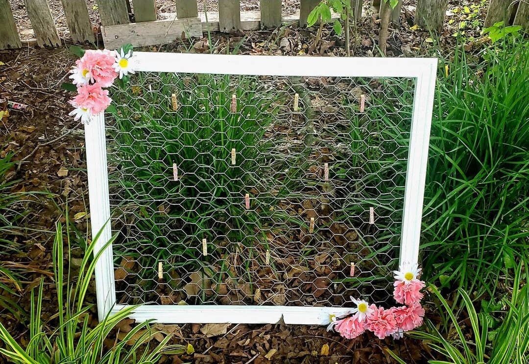 Boho Floral Frame, Floral Handmade Frame, Baby Shower Decor, Nursery ...
