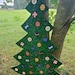 4 Ft Hand Painted Christmas Tree, Extra Large Wood Christmas Tree, 50 ...