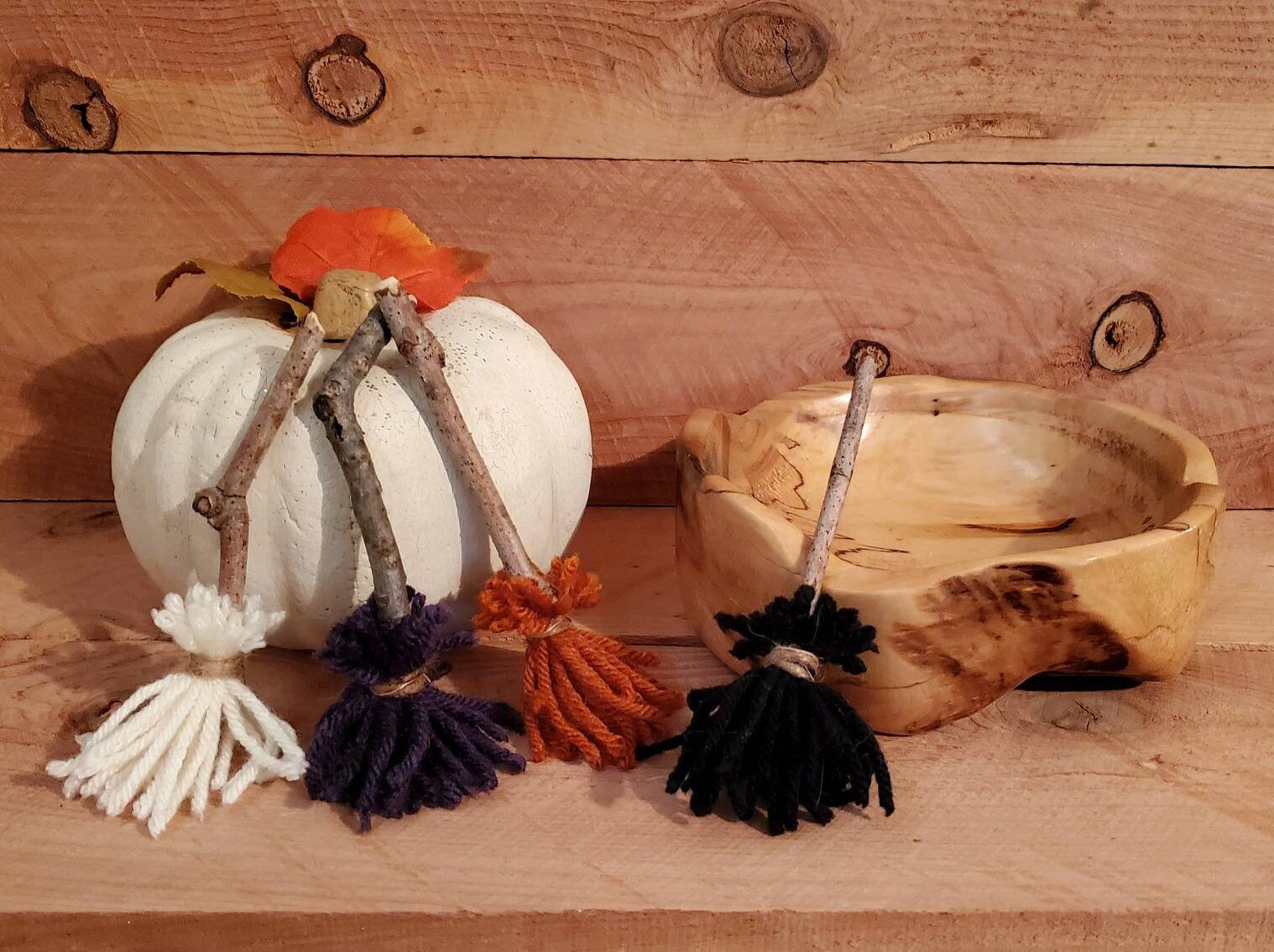 4 Mini Witch Brooms Witch Broom Set Witchy Halloween Decor - Etsy