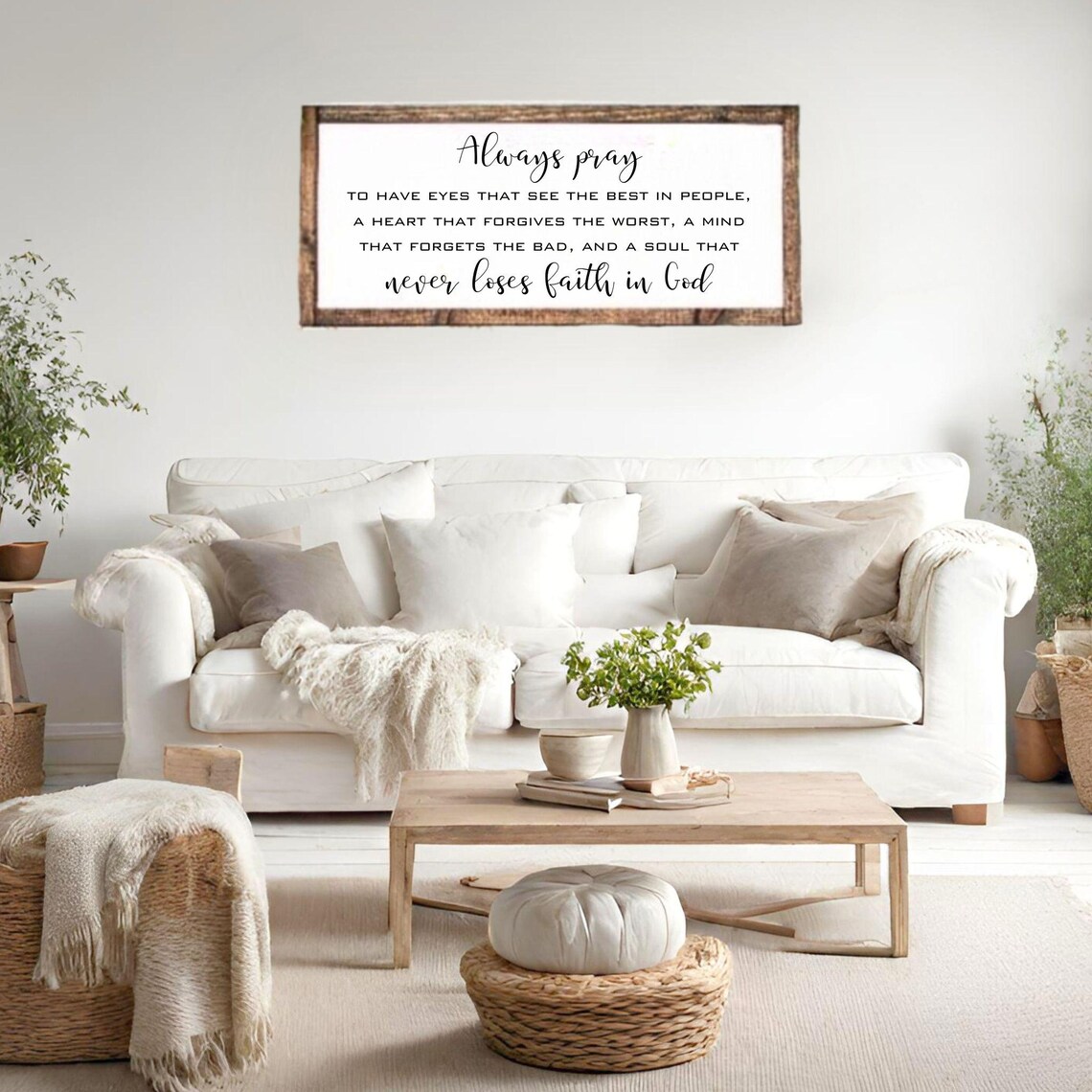 Always Pray to Have Eyes That See Sign, Inspirational Sign, Wood Signs ...