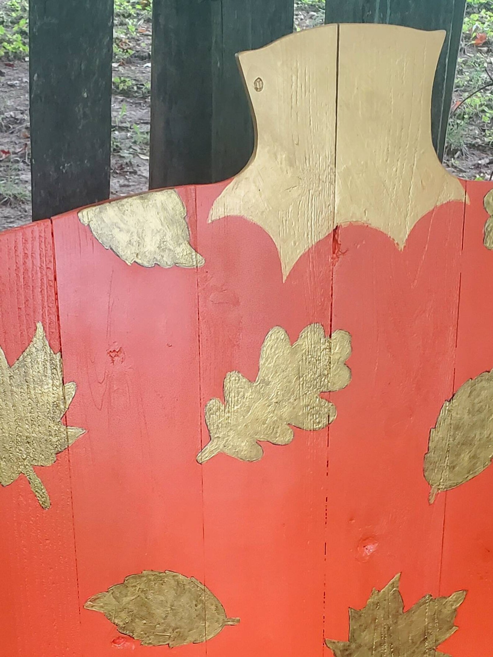 Giant 3 Foot Wood Pumpkins, Large Halloween Yard Decor, Halloween Yard ...