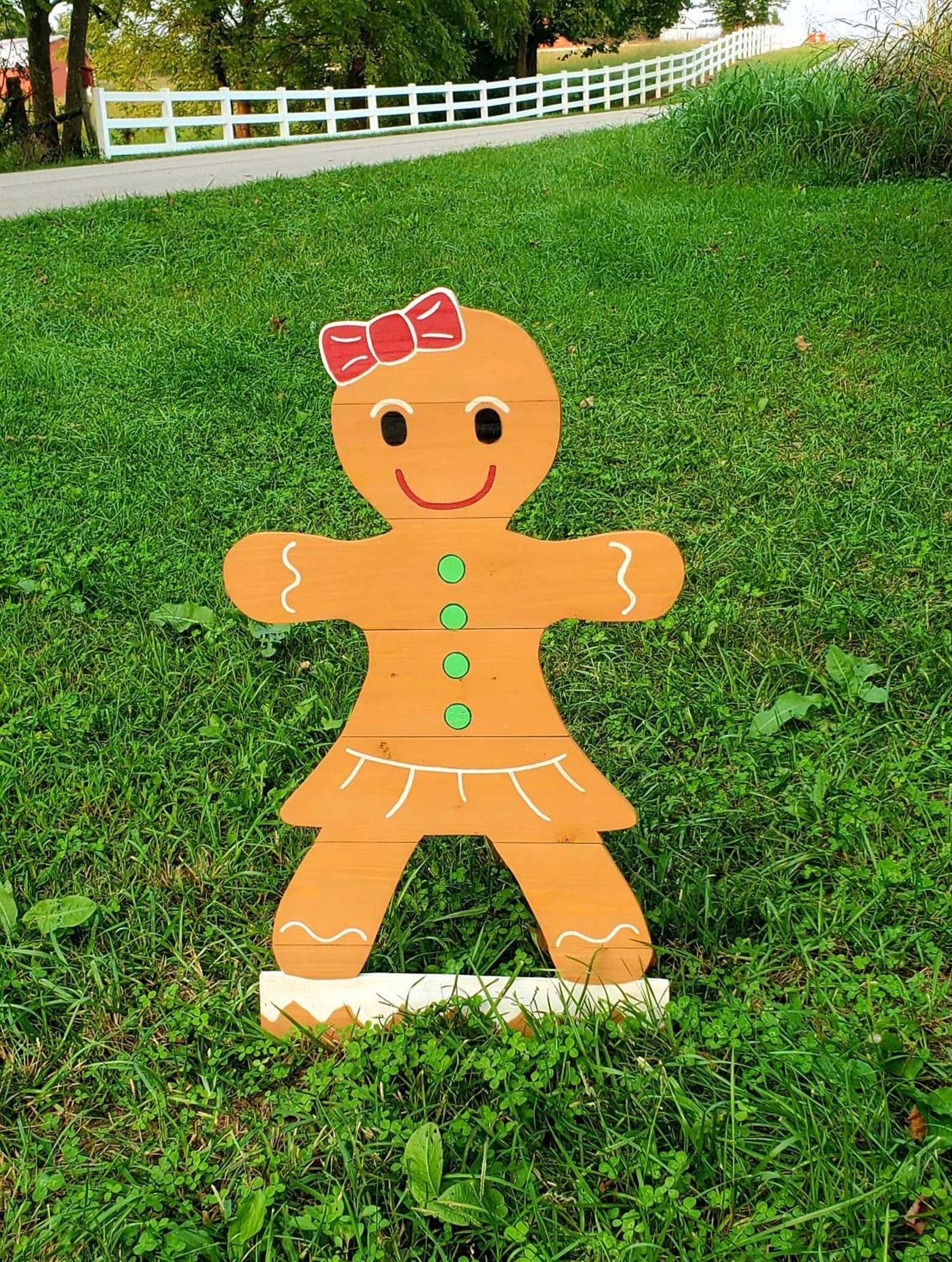 2 Foot Gingerbread Yard Decor Gingerbread Kids Gingerbread - Etsy