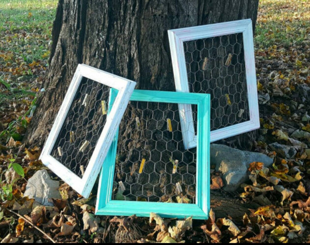 Chicken Wire Frame, 8x11 11x14 16x20 20x24 22x30, Farmhouse Chicken ...