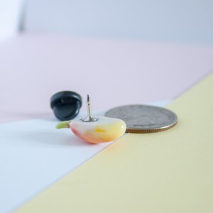 Ceramic Mango Pin Miniature Food Jewelry Kawaii Cute Food - Etsy