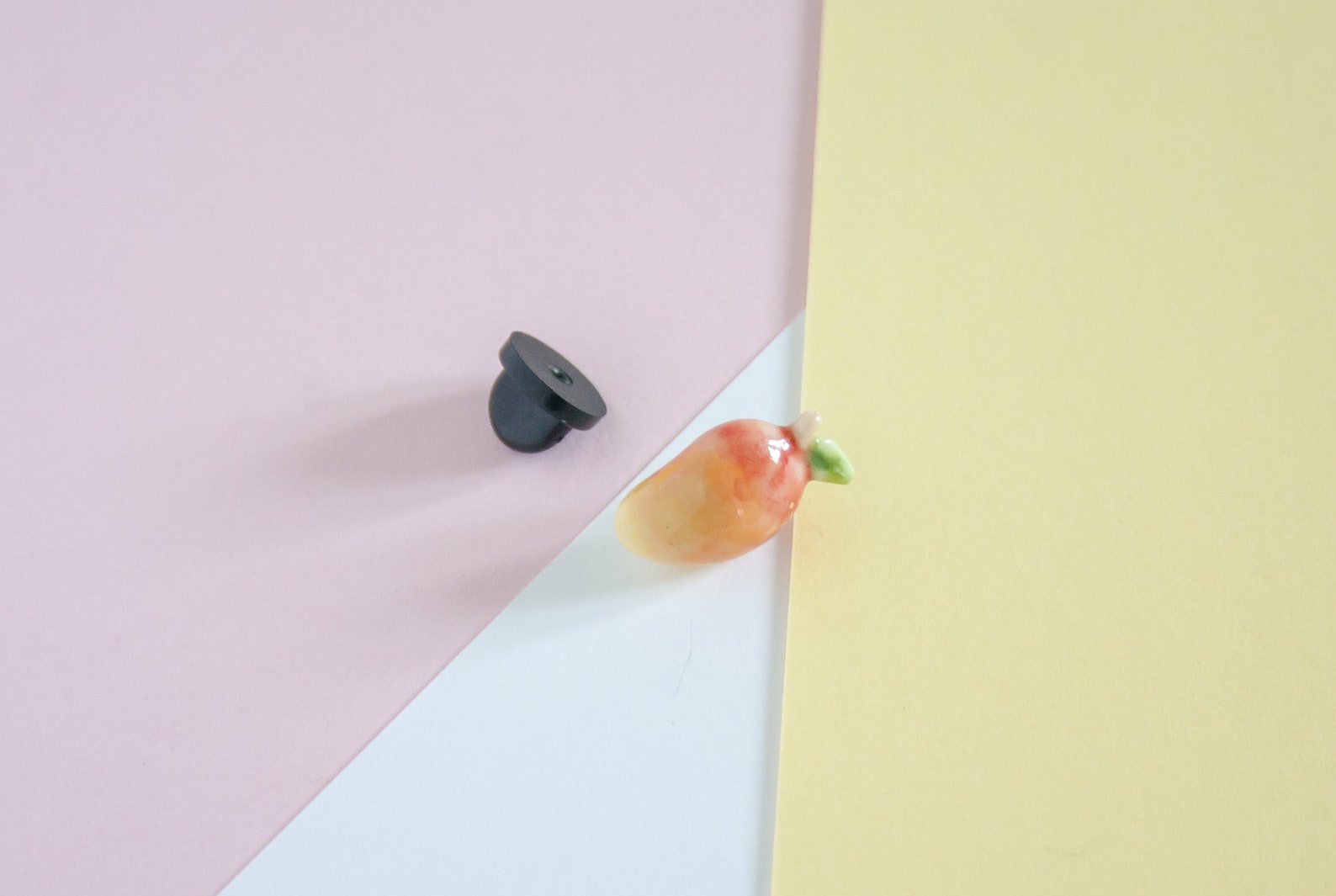 Ceramic Mango Pin Miniature Food Jewelry Kawaii Cute Food - Etsy