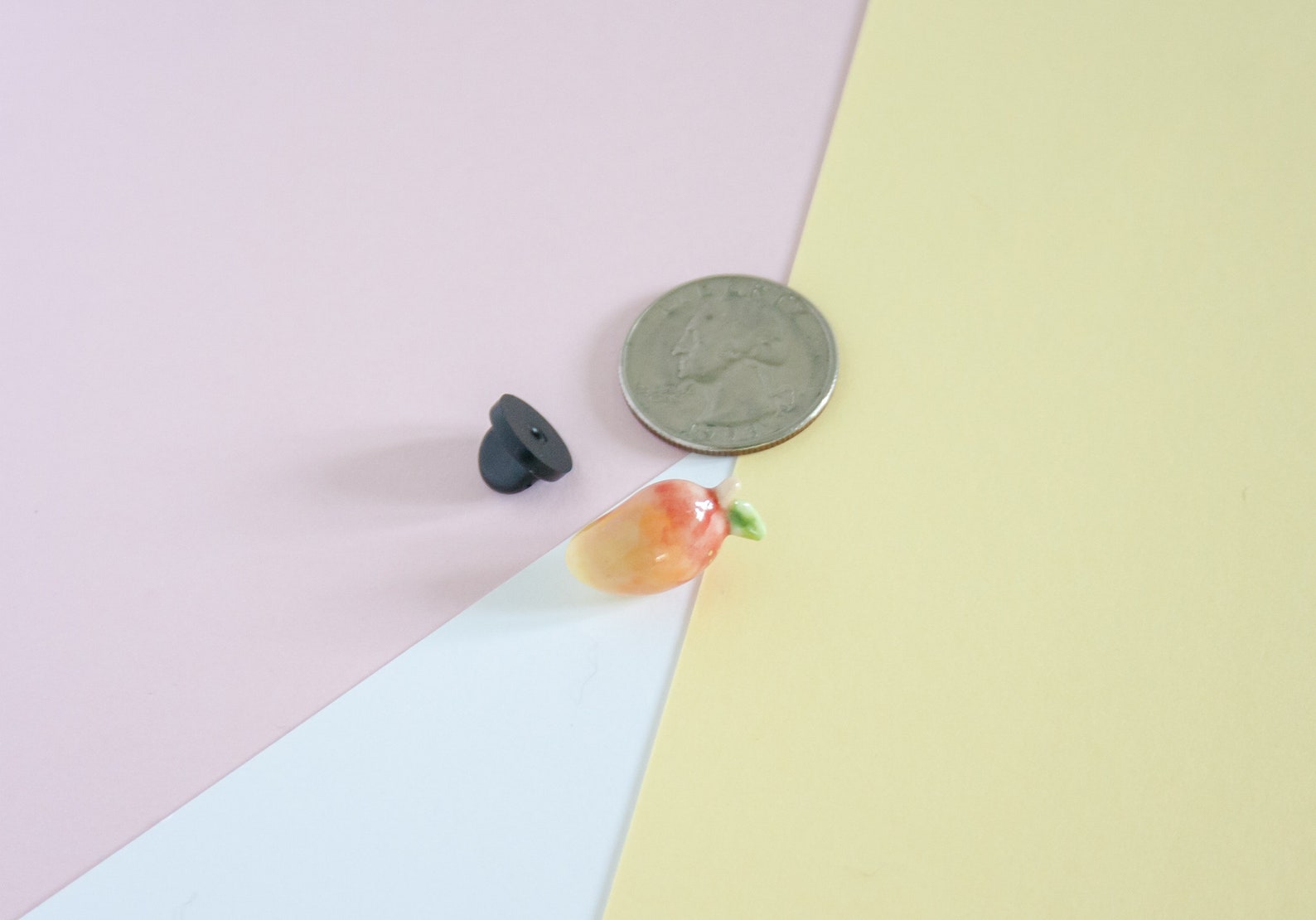 Ceramic Mango Pin Miniature Food Jewelry Kawaii Cute Food - Etsy