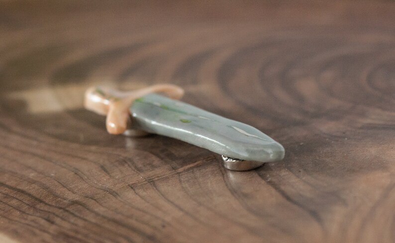 Ceramic Sword Magnet Clay Fridge Magnet - Etsy