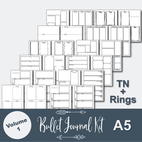 Bullet Journal Pdf - Etsy