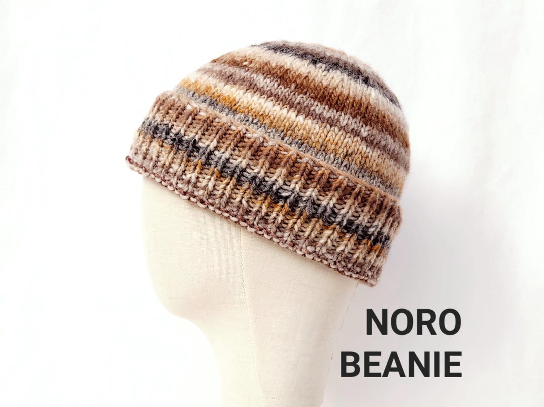 Beanie Knitting Pattern | Noro Beanie | Noro Ito Yarn | Noro Kureyon ...