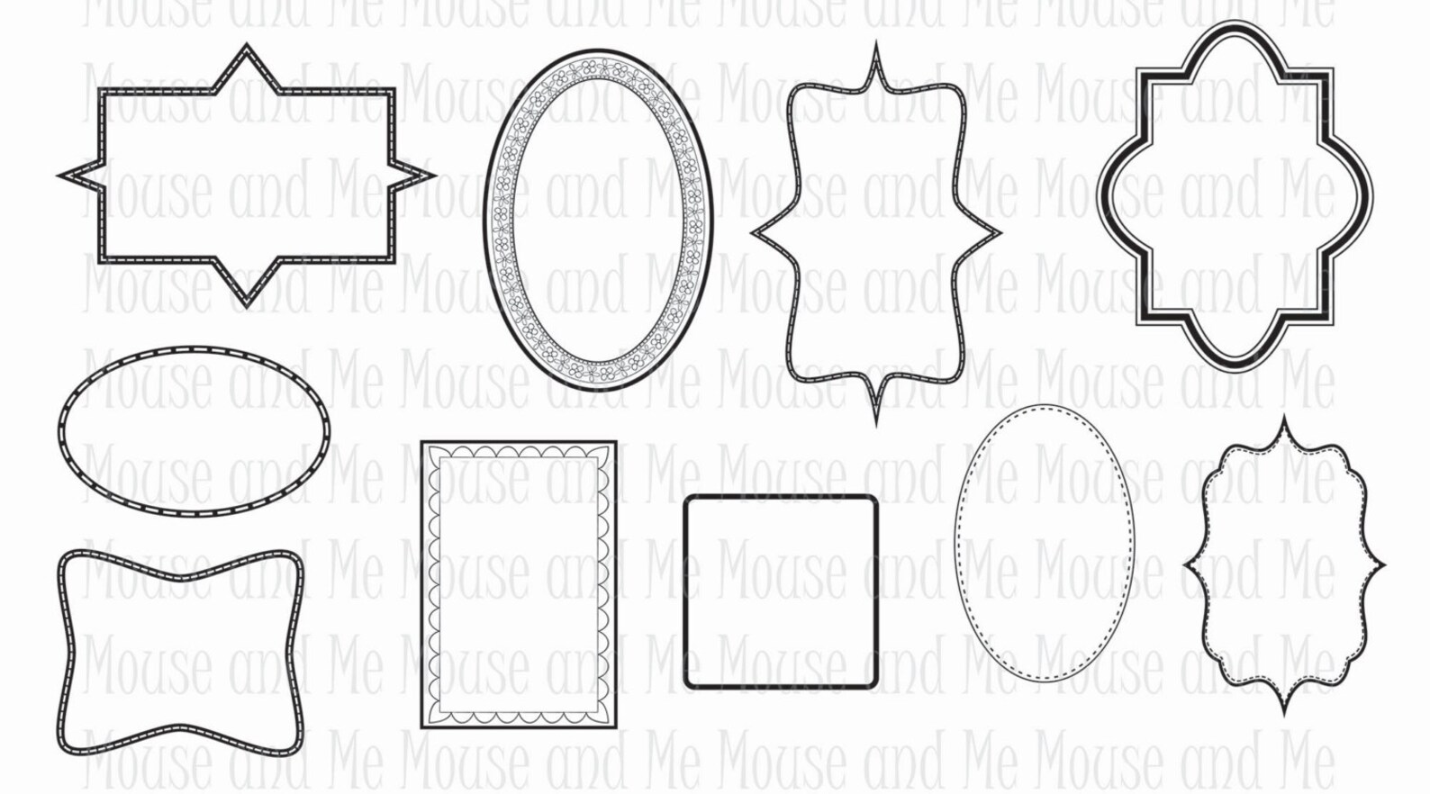 10 Printable Colouring Cards 5 With Greetings and 5 Without - Etsy