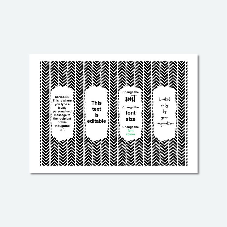 Teacher Gifts Personalized Student Gifts Editable Bookmark - Etsy