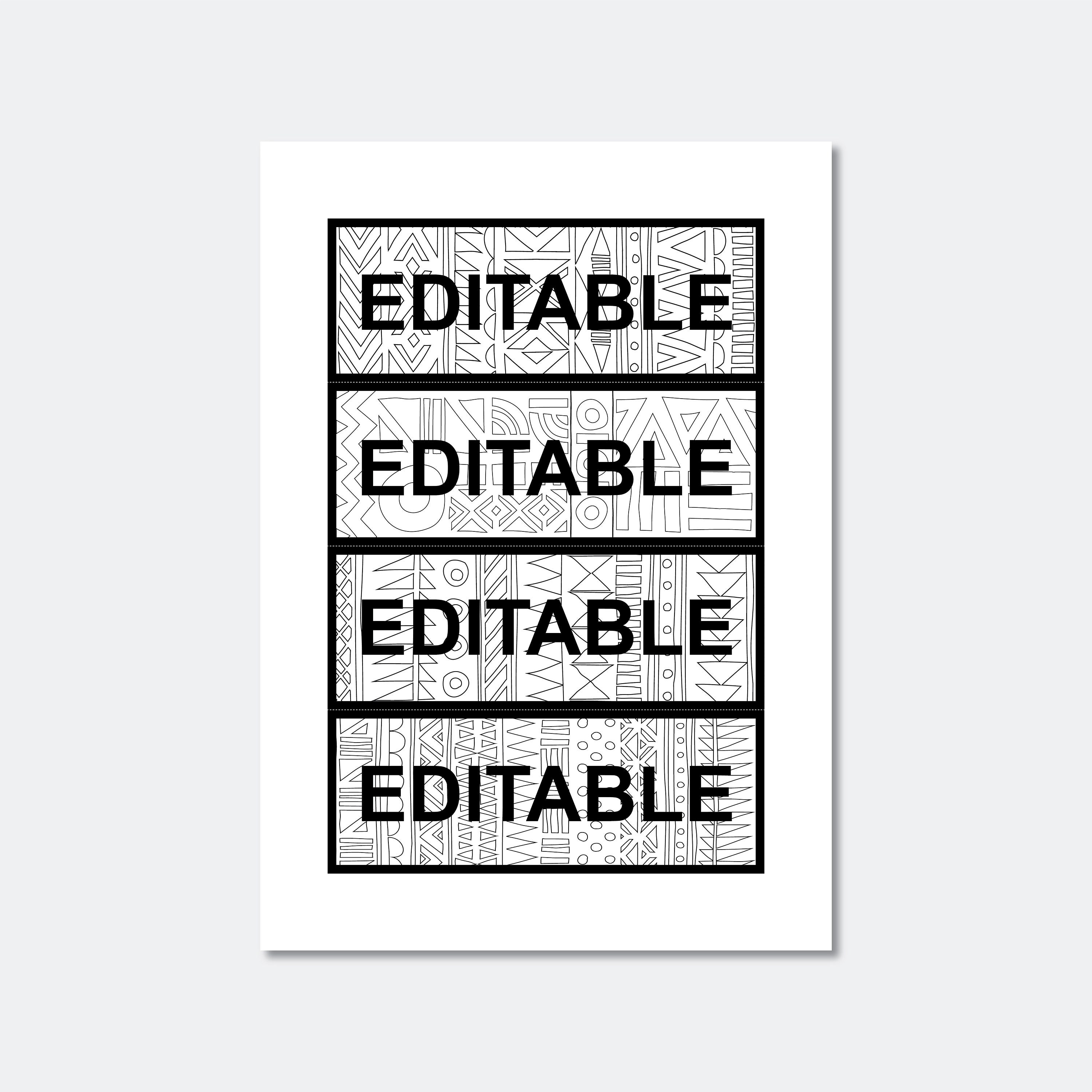 Teacher Gifts Personalized Student Gifts Editable Bookmark | Etsy