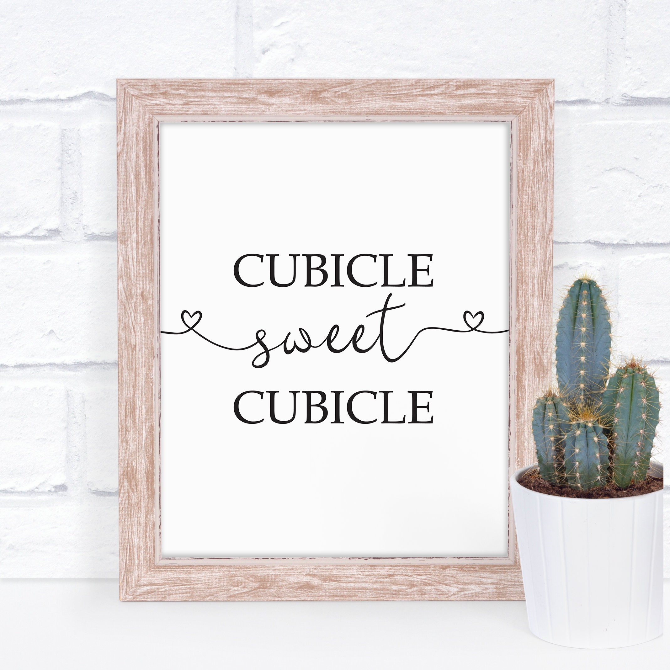 Cubicle Sweet Cubicle Sign, Cubicle Decor, Office Decor, Office Sign ...