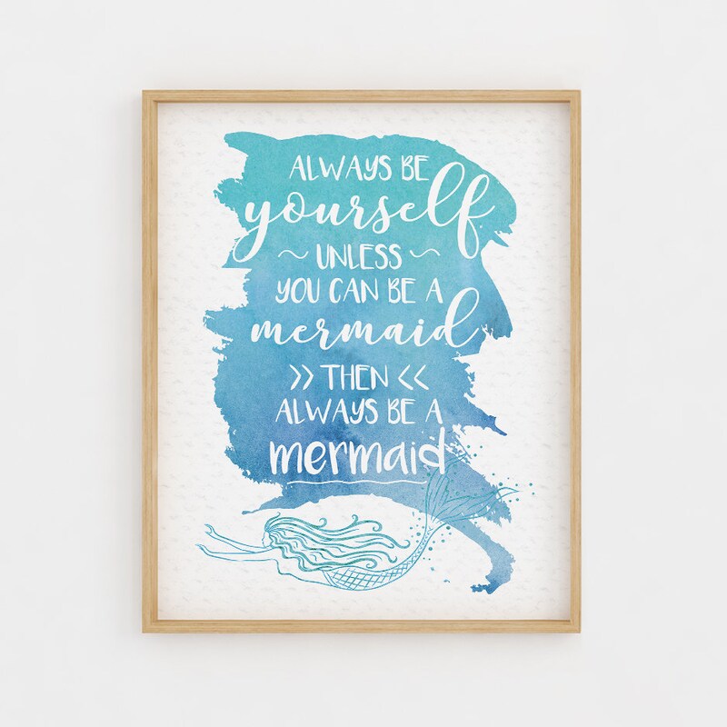 Mermaid Quote - Etsy