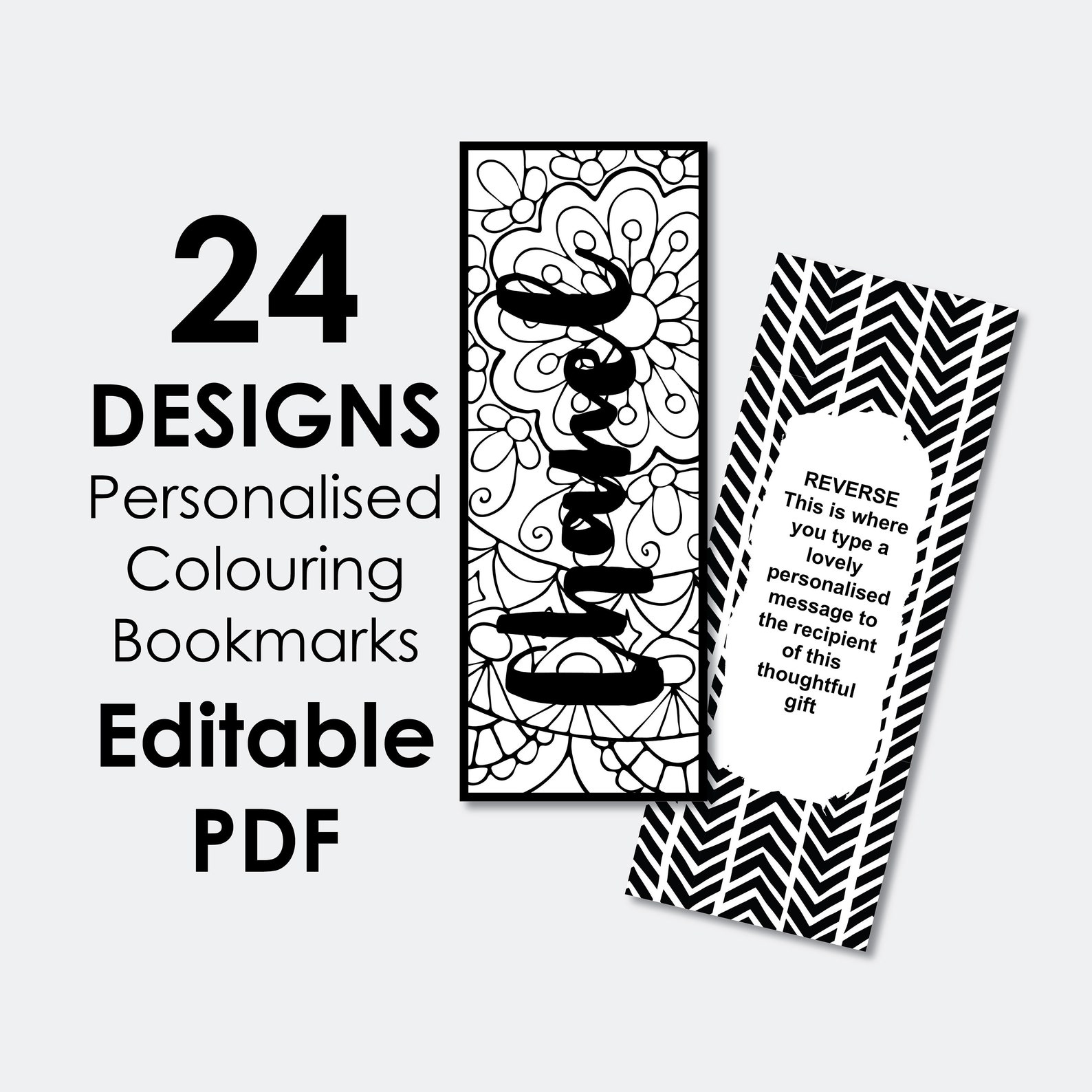 Teacher Gifts Personalized Student Gifts Editable Bookmark - Etsy
