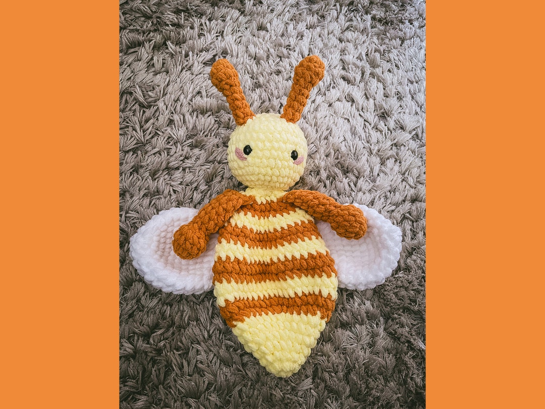 Crochet Bee Lovey Pattern: Plush Snuggler Comforter (instant Download ...