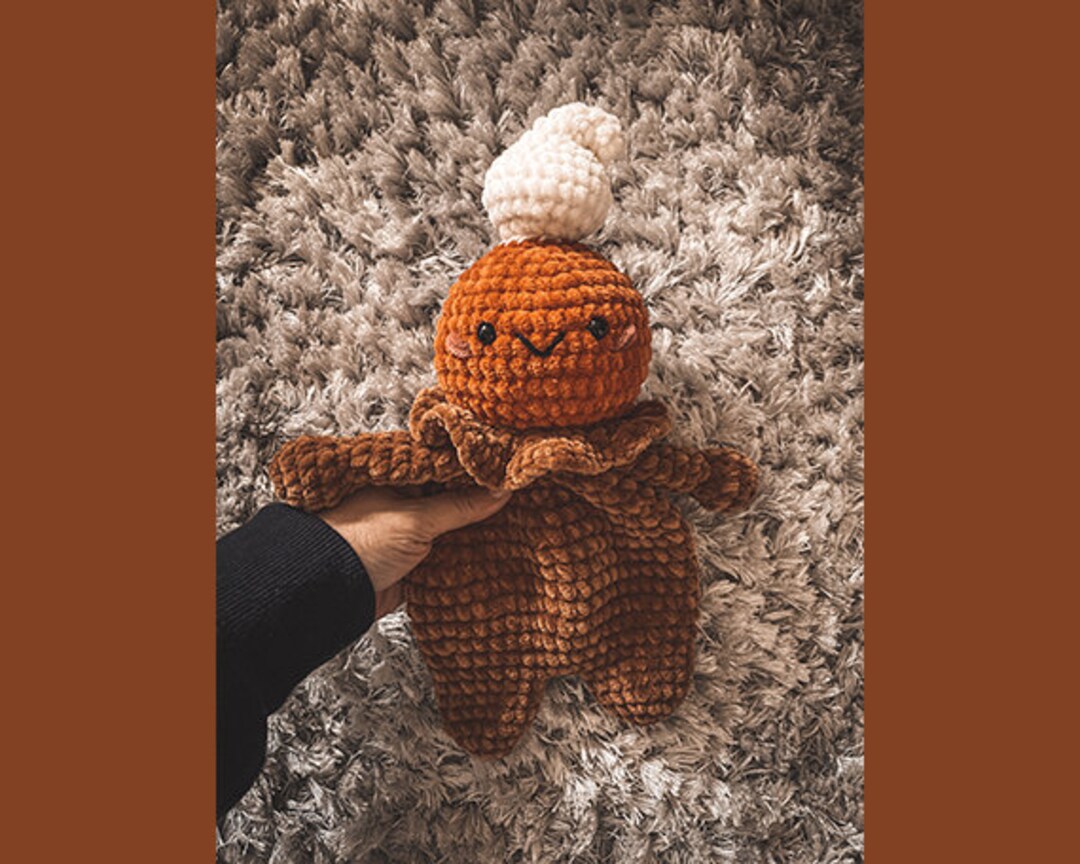 Pumpkin Pie Lovey, Crochet Pattern, Instant Download, Snuggle, Plush ...