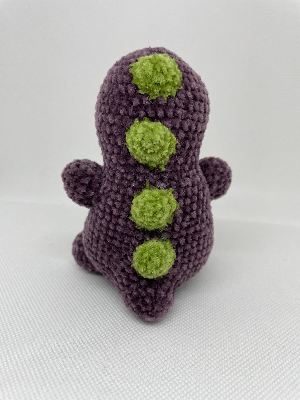 Dino, Crochet, Amigurumi, Purple, Soft Toy, Cuddly, Crochet Dino, Plush ...