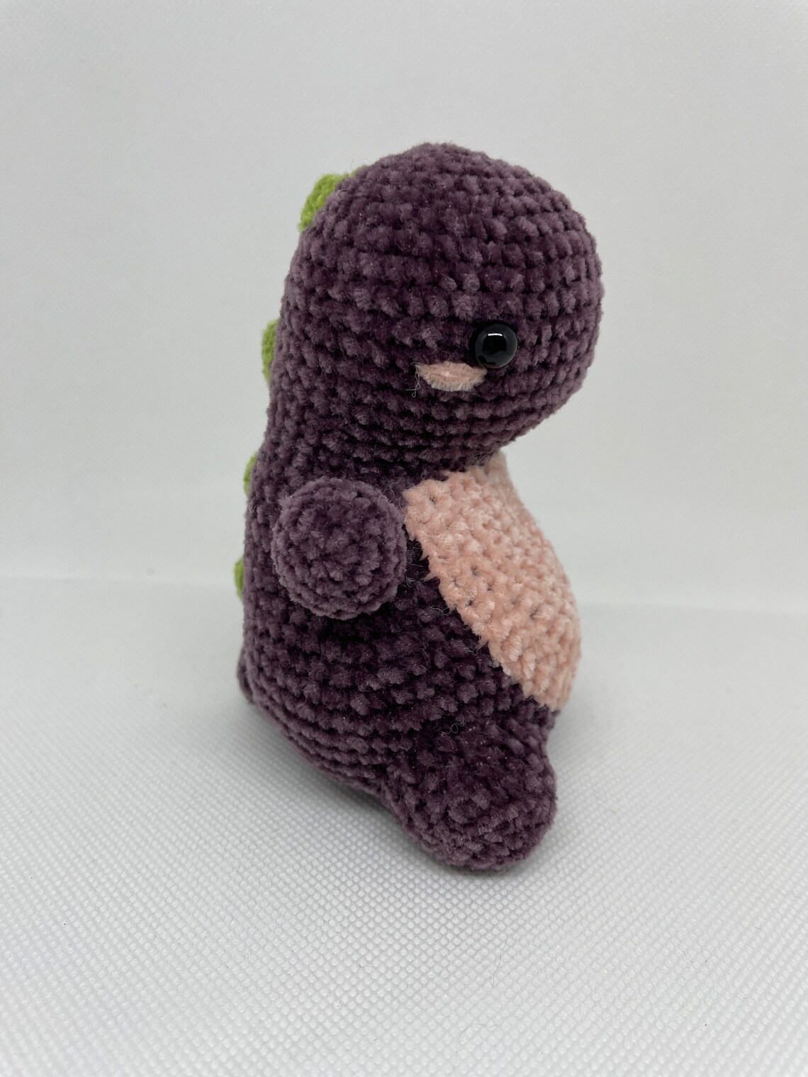 Dino, Crochet, Amigurumi, Purple, Soft Toy, Cuddly, Crochet Dino, Plush ...