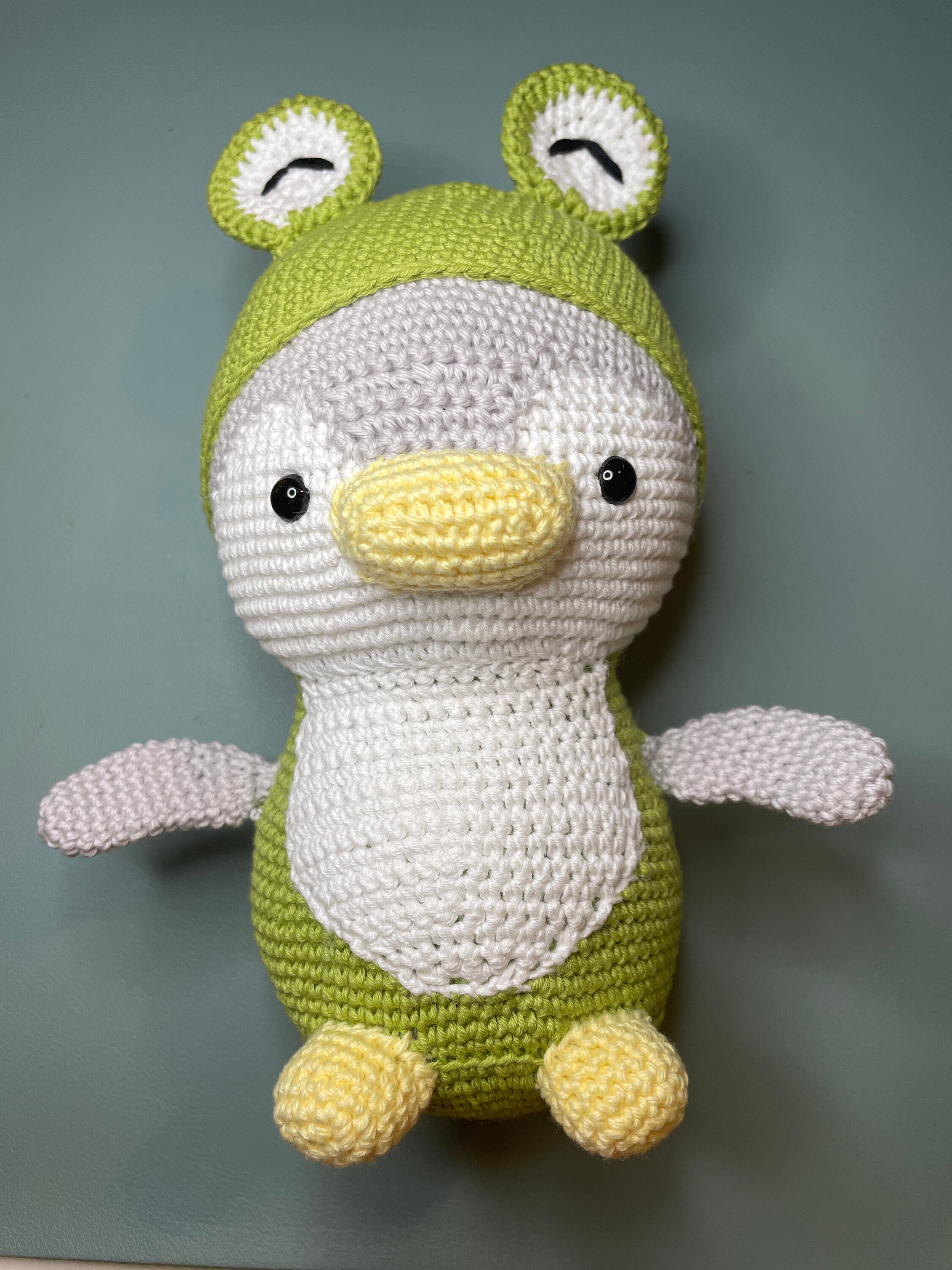 Frog, Penguin, Costume, Crochet, Plush, Soft Toy, Cute, Cuddly, Instant ...