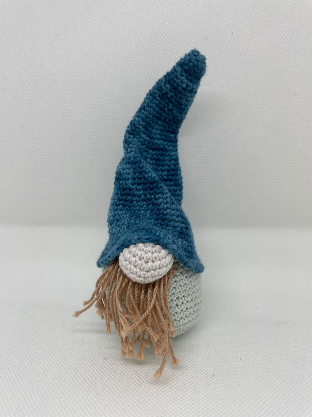 Gonk, Gnome, Tomte, Crochet, Amigurumi, Home Decor, Blue, Big Nose ...