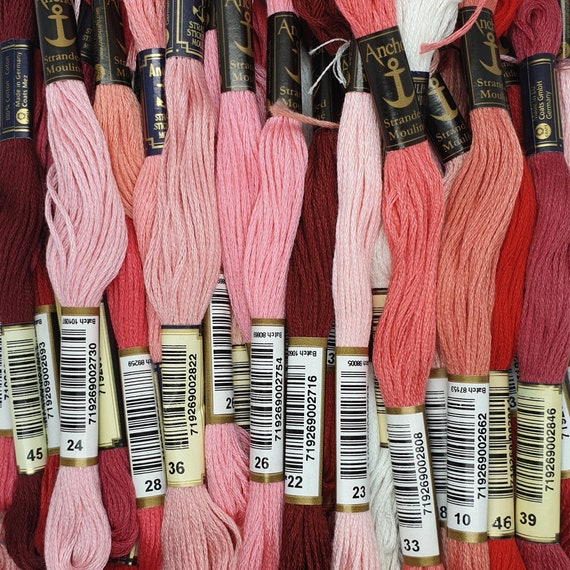 Anchor Clarks 1 49 Embroidery Thread Stranded Mouline | Etsy