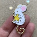Star-catching Mouse : a Cute Kawaii Pins Cute Enamel Pins | Etsy