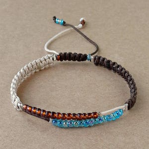 Seed Bead Bracelet, Macrame Bracelet, Dainty Jewelry, Gift for Her ...