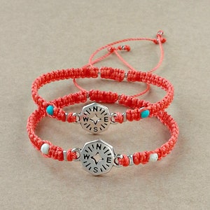 Compass Bracelet Travel Bracelet Compass Friendship - Etsy