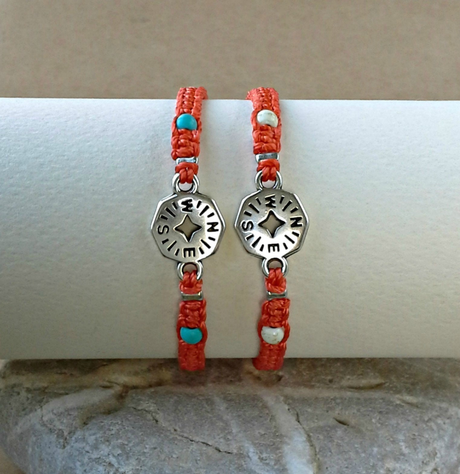 Compass Bracelet Travel Bracelet Compass Friendship | Etsy