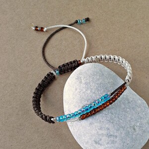 Seed Bead Bracelet, Macrame Bracelet, Dainty Jewelry, Gift for Her ...