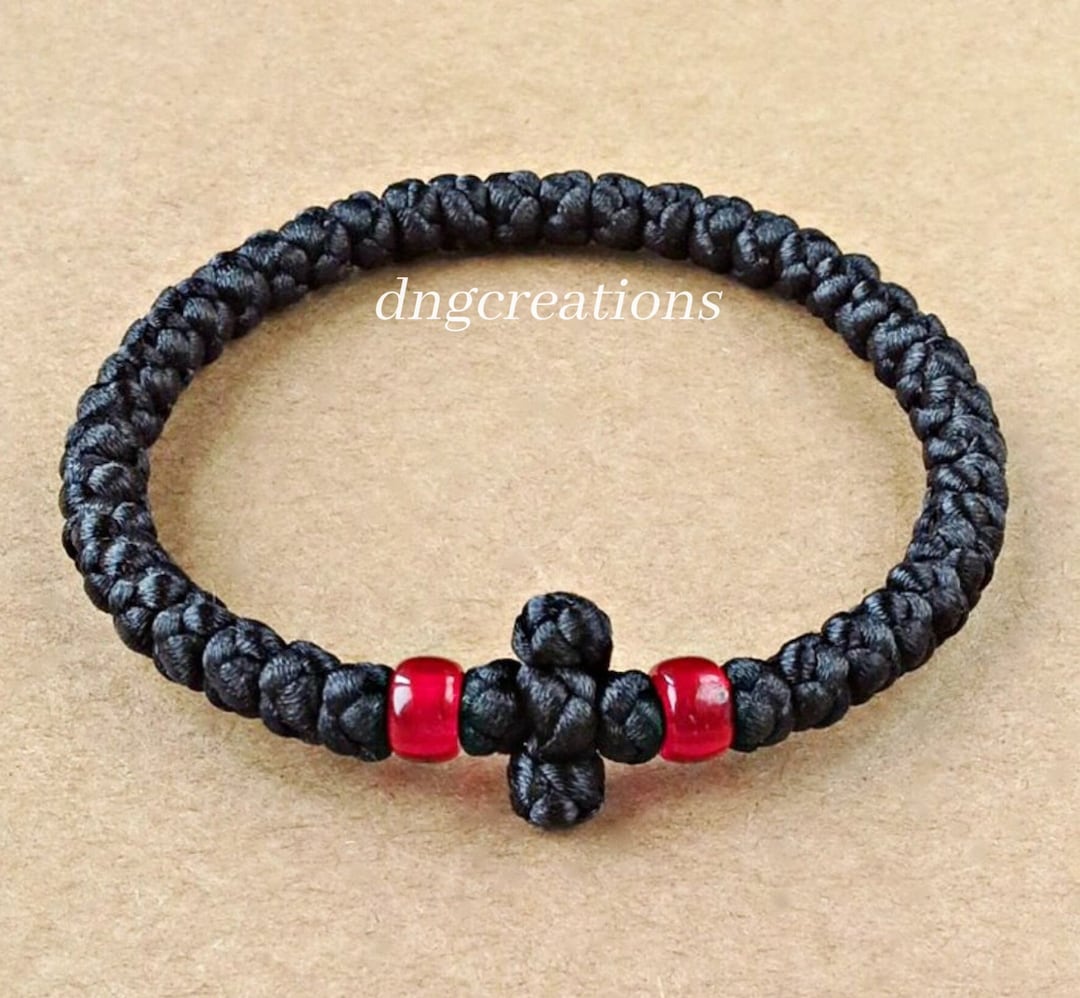 Greek Orthodox Handmade Komboskini, Prayer Rope Bracelet, 40 Knots ...