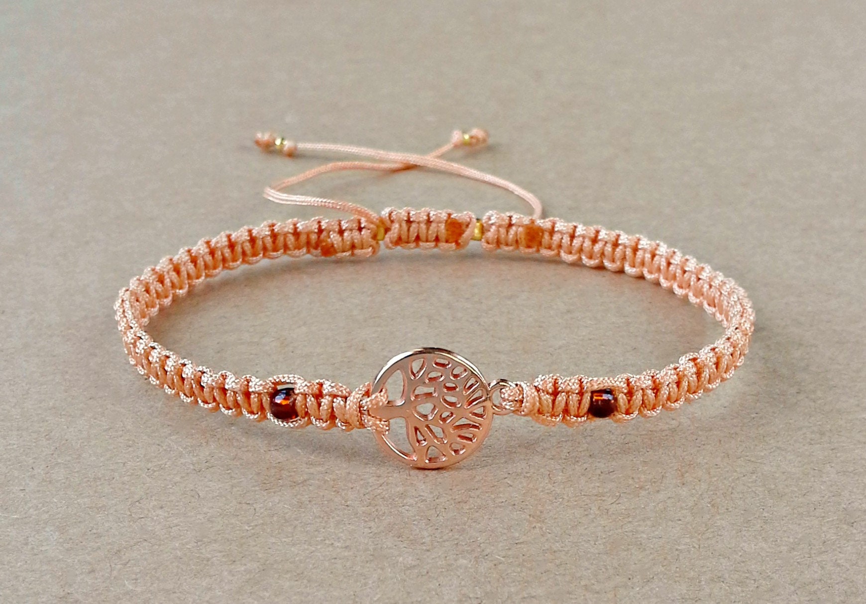 Tree of Life Tiny Bracelet Friendship Charm Bracelet Tree of | Etsy