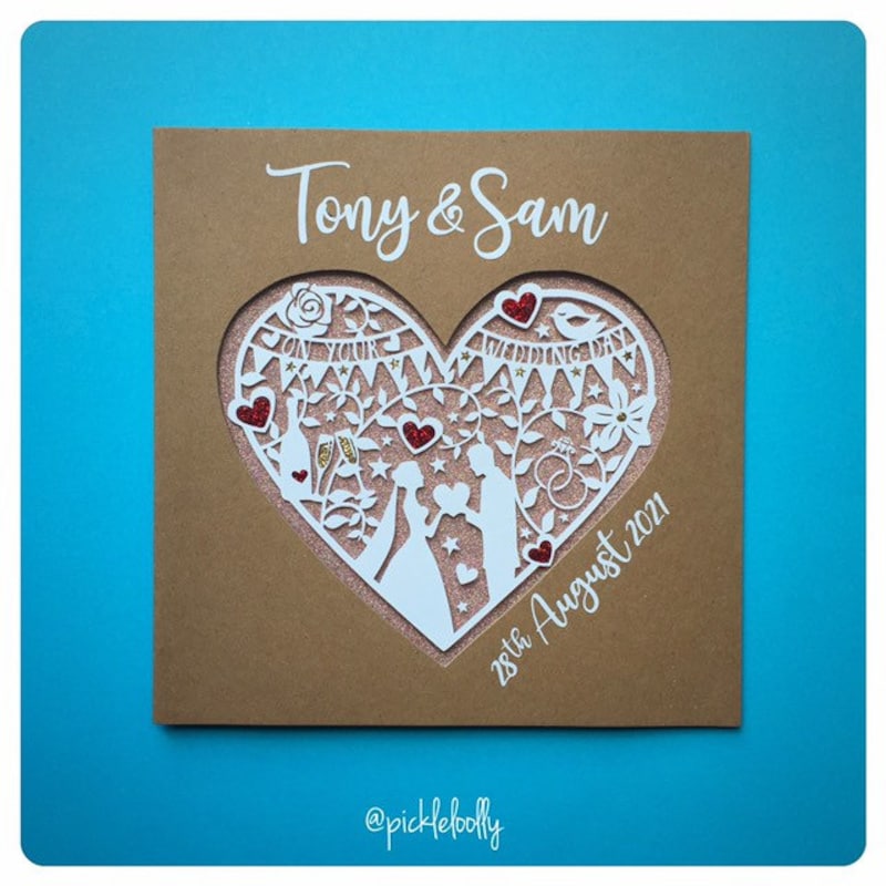 Papercut Cards - Etsy