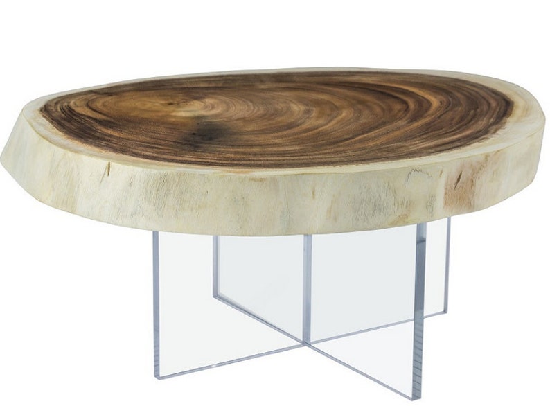 Picassi Coffee Table Akzento Suar Disc 70 Cm - Etsy